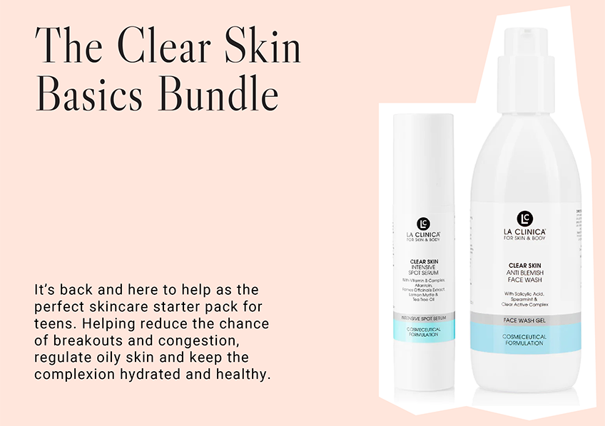 Clear Skin Basics Bundle - the perfect anti blemish starter pack